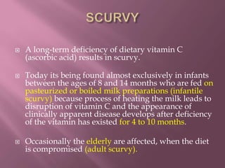 Metabolic (scurvy, gout, cppd, fluorosis) sayid | PPTX