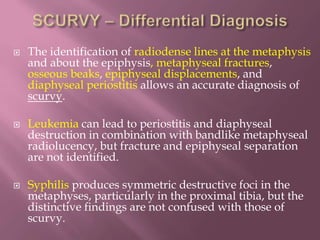 Metabolic (scurvy, gout, cppd, fluorosis) sayid | PPTX