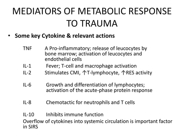 Metabolic stress response | PPTX | Endocrine and Metabolic Diseases | Diseases and Conditions