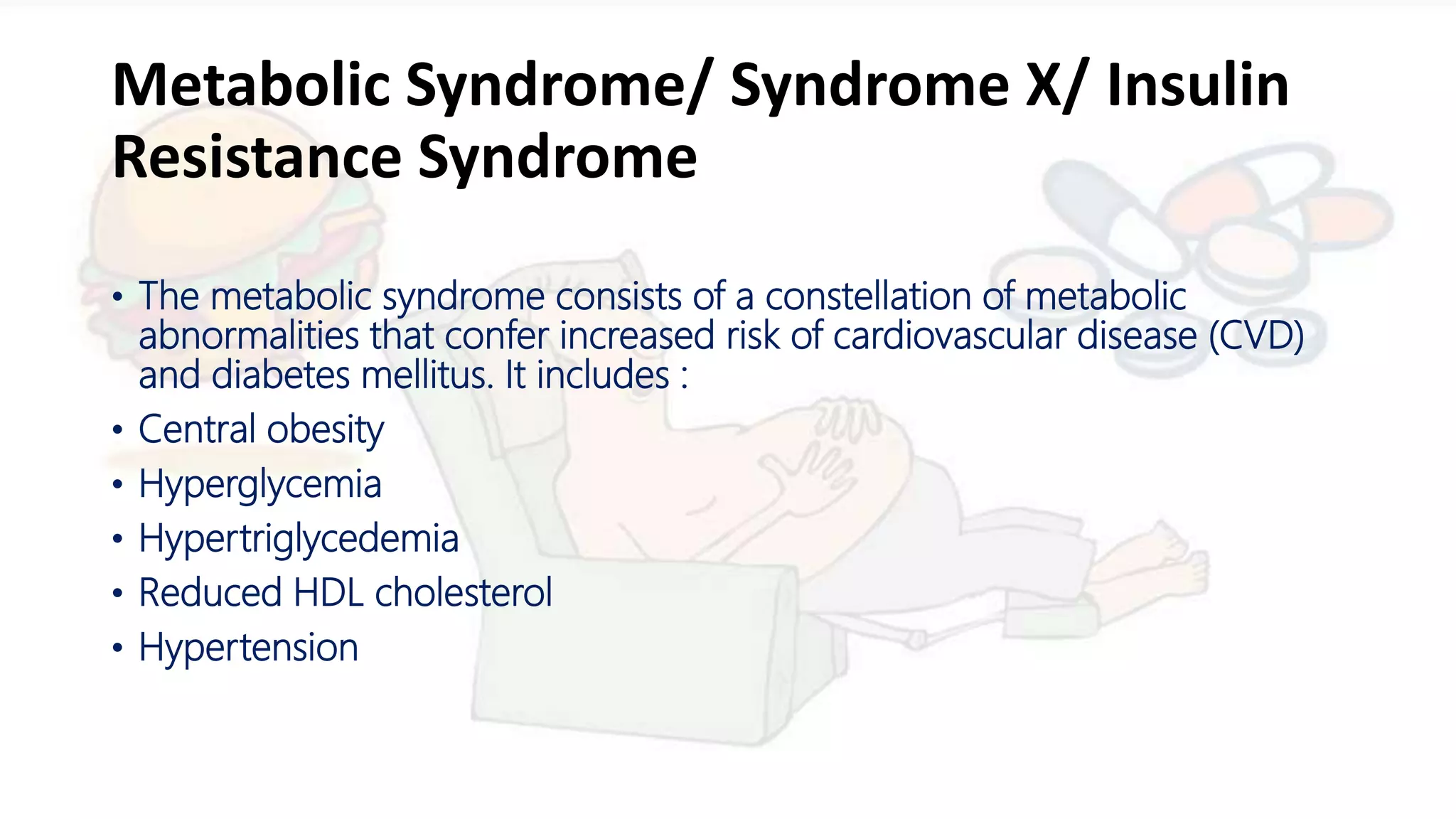 Metabolic Syndrome- Pathophysiology, Treatment I Insulin Resistance Syndrome I Endocrine ...