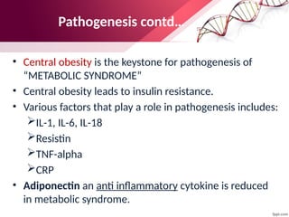 metabolic syndrome and its clinical implications | PPTX