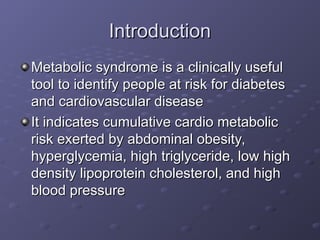 Metabolic_Syndrome Detail and information | PPT