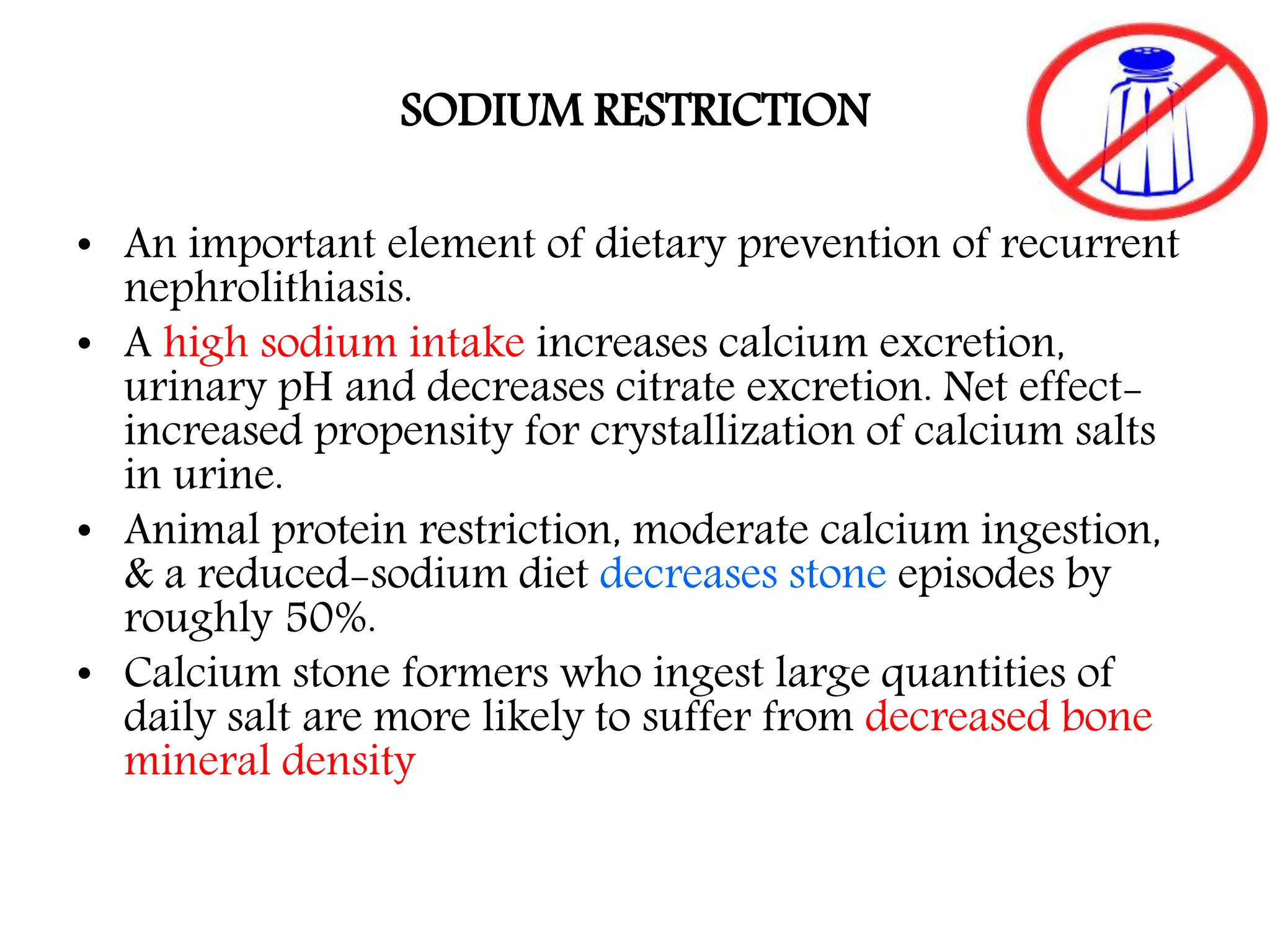 Metabolic workup & medical management of urolithiasis | PPTX