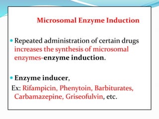 Drug metabolism- General pharmacology - various types | PPT