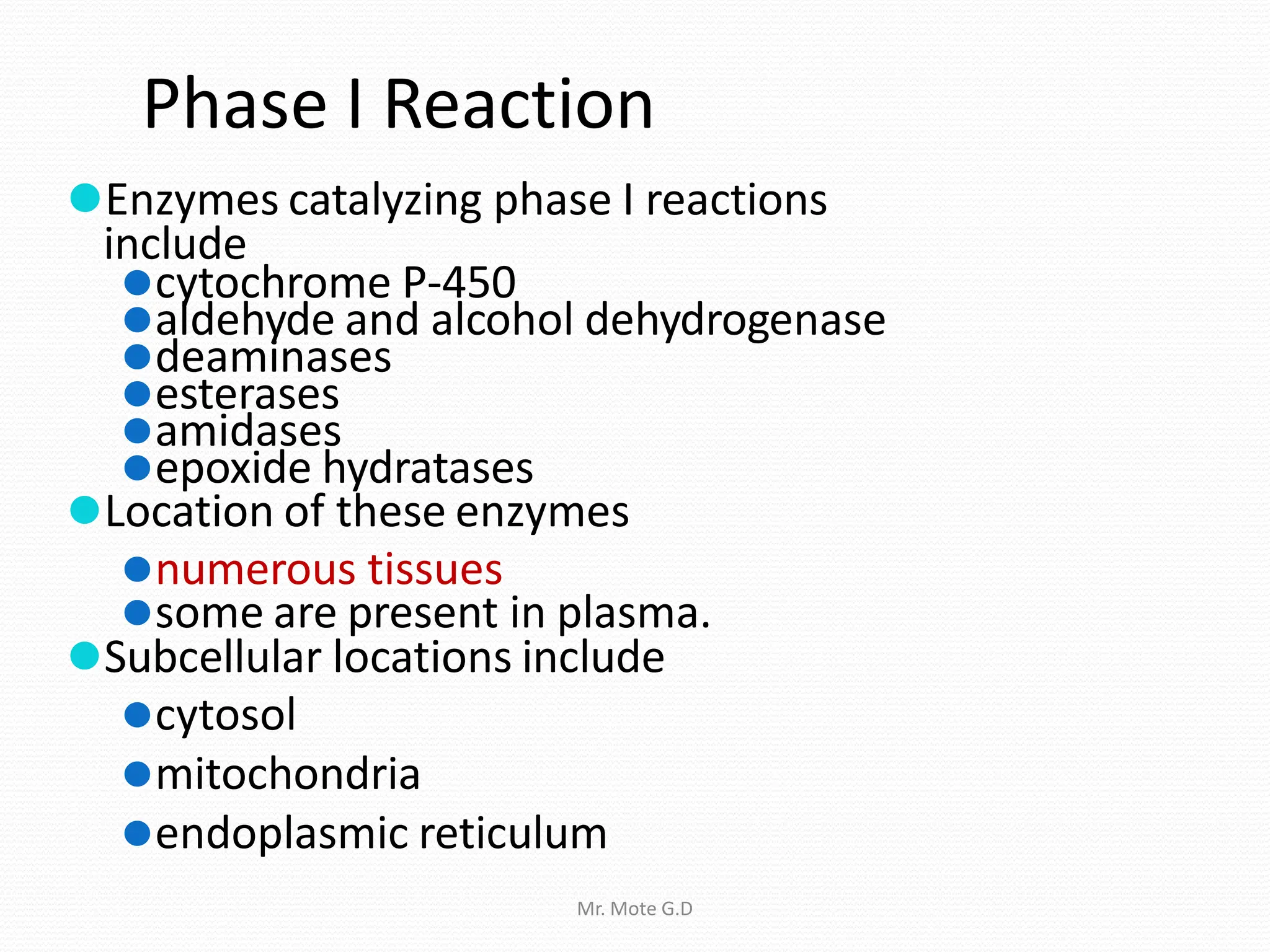 Medicinal chemistry on metabolism(Phase I & Phase II Reactions) | PDF