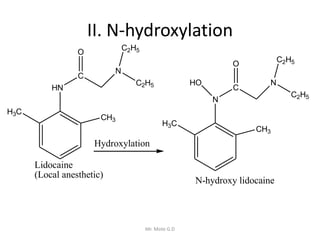 Medicinal chemistry on metabolism(Phase I & Phase II Reactions) | PDF