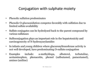 Medicinal chemistry on metabolism(Phase I & Phase II Reactions) | PDF ...