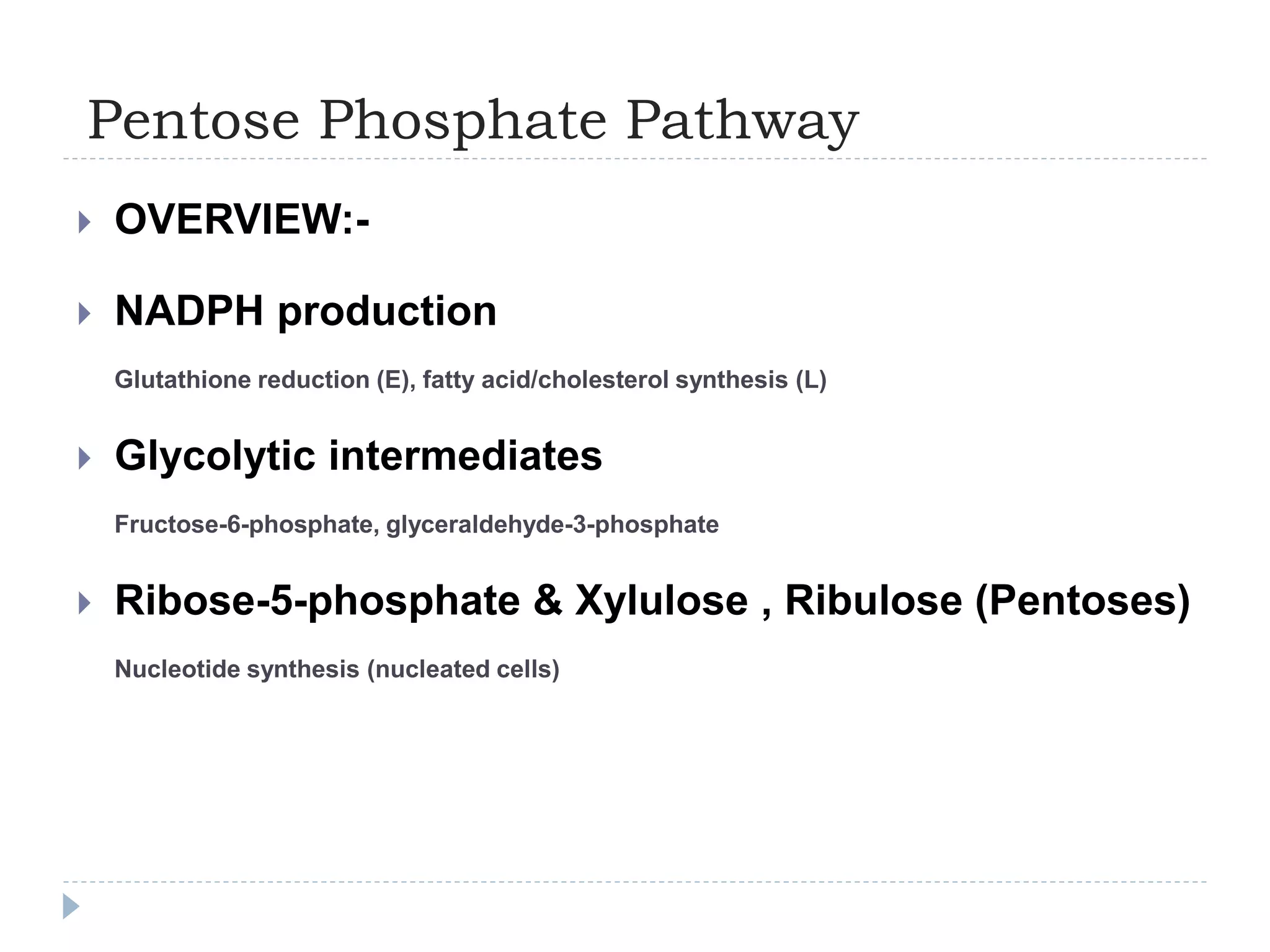 PPP, Glucuronate Pathway & Lactose Synthesis | PPTX
