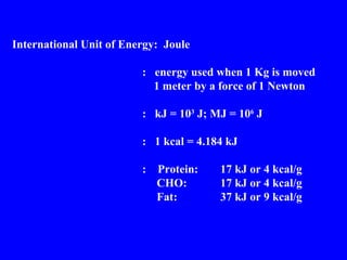 Metabolism and diet | PPT