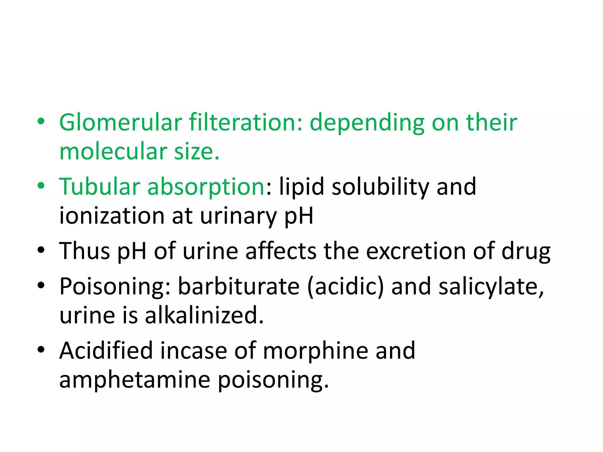 Metabolism and excretion | PPTX