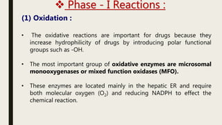 Metabolism & Biotransformation | PPTX