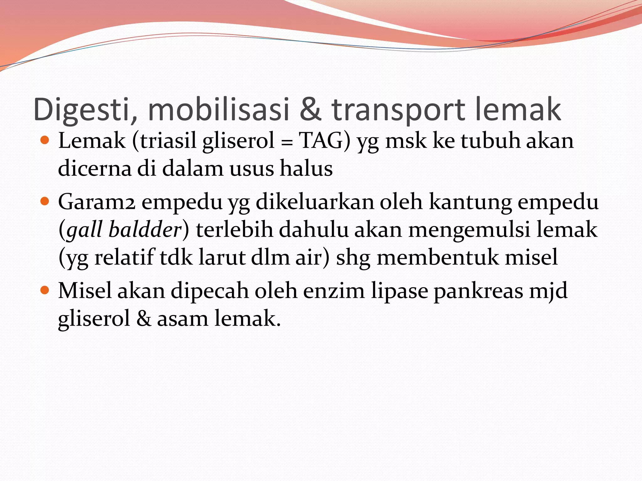 Metabolisme lemak | PPTX
