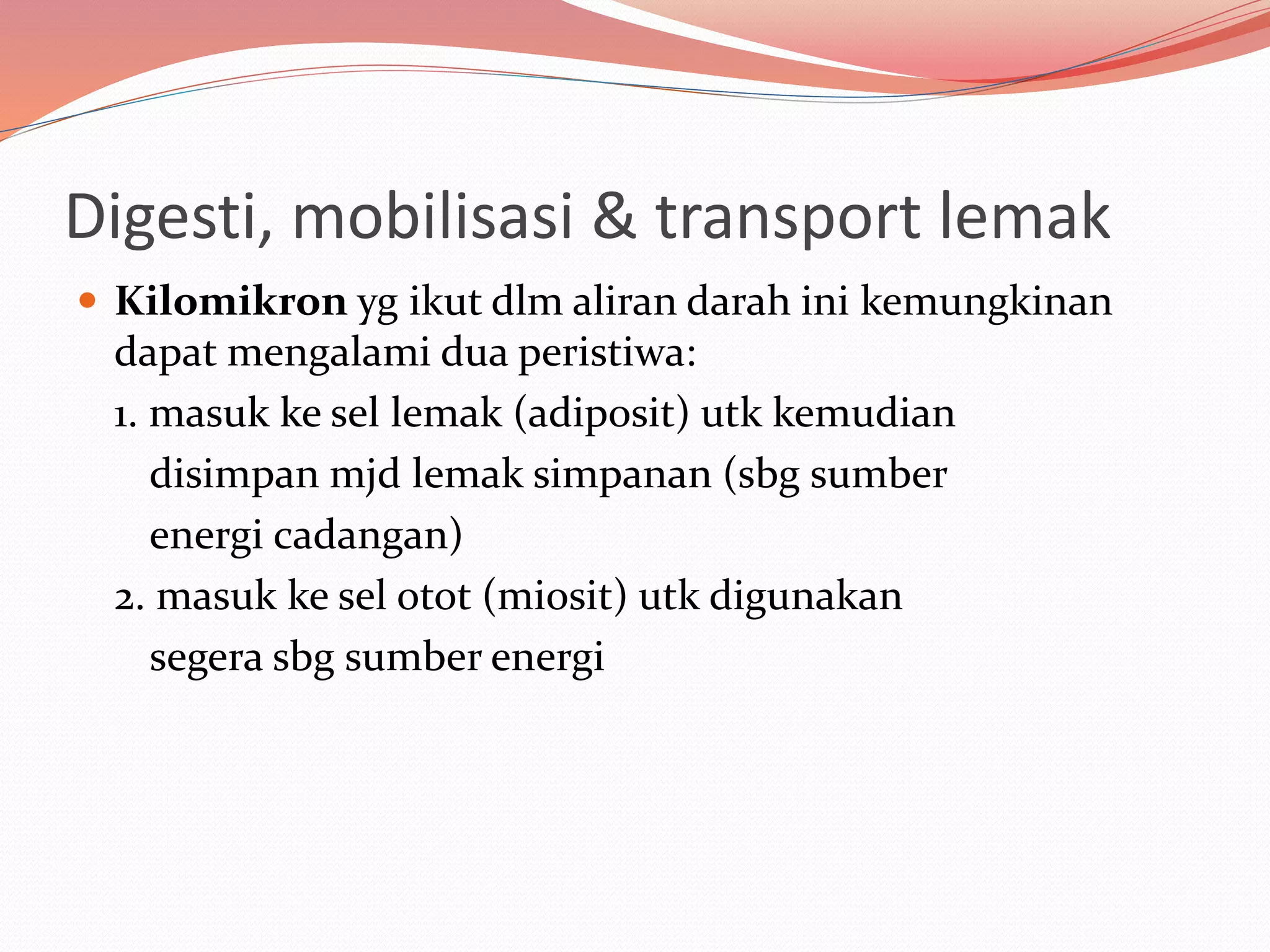 Metabolisme lemak | PPTX