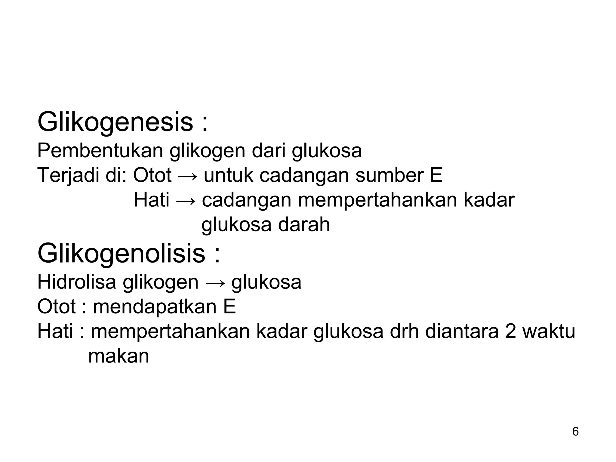 Metabolisme karbohidrat | PPT