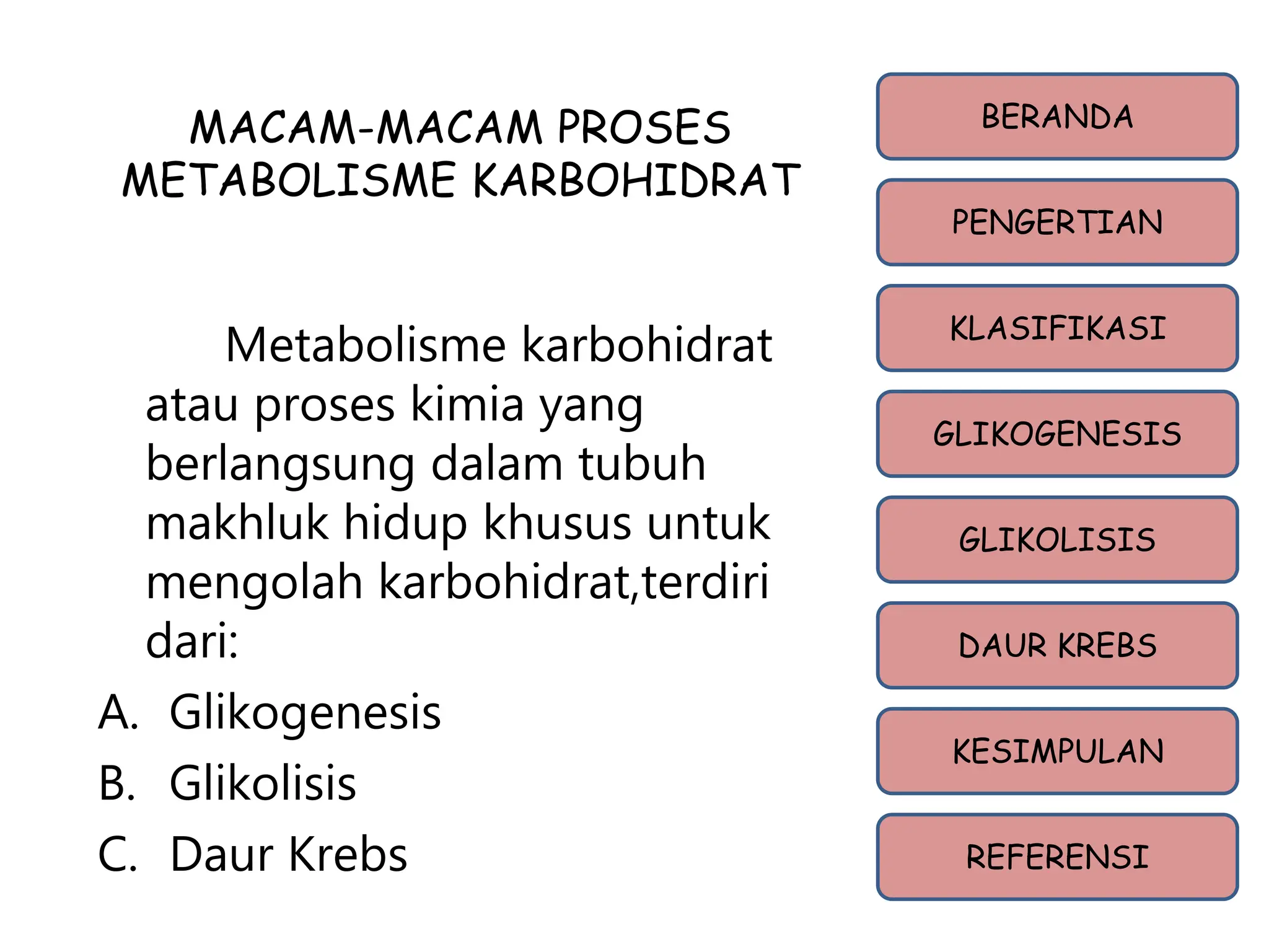 METABOLISME KARBOHIDRAT DISALAM TUBUH.ppt