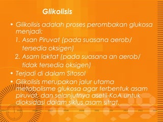 Metabolisme karbohidrat 2 | PPT