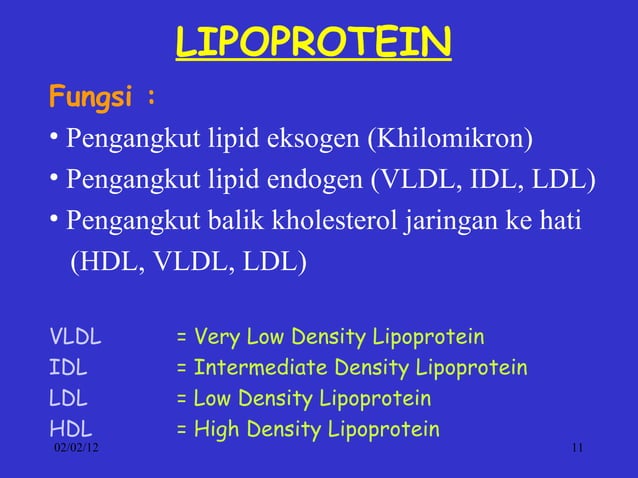 Metabolisme lipid | PPT
