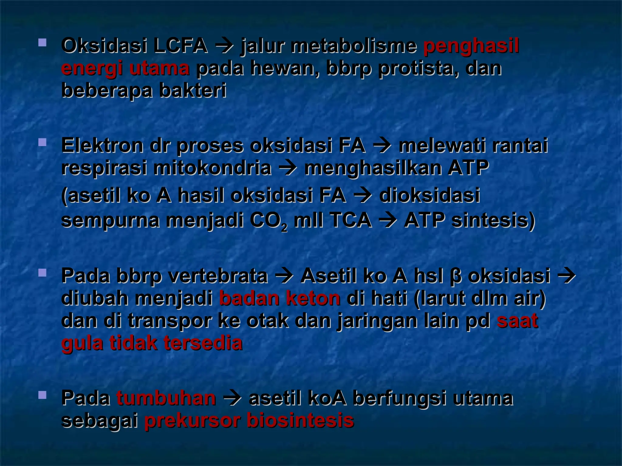 Metabolisme Lipid Metabolisme Lipid Metabolisme Lipid | PPT