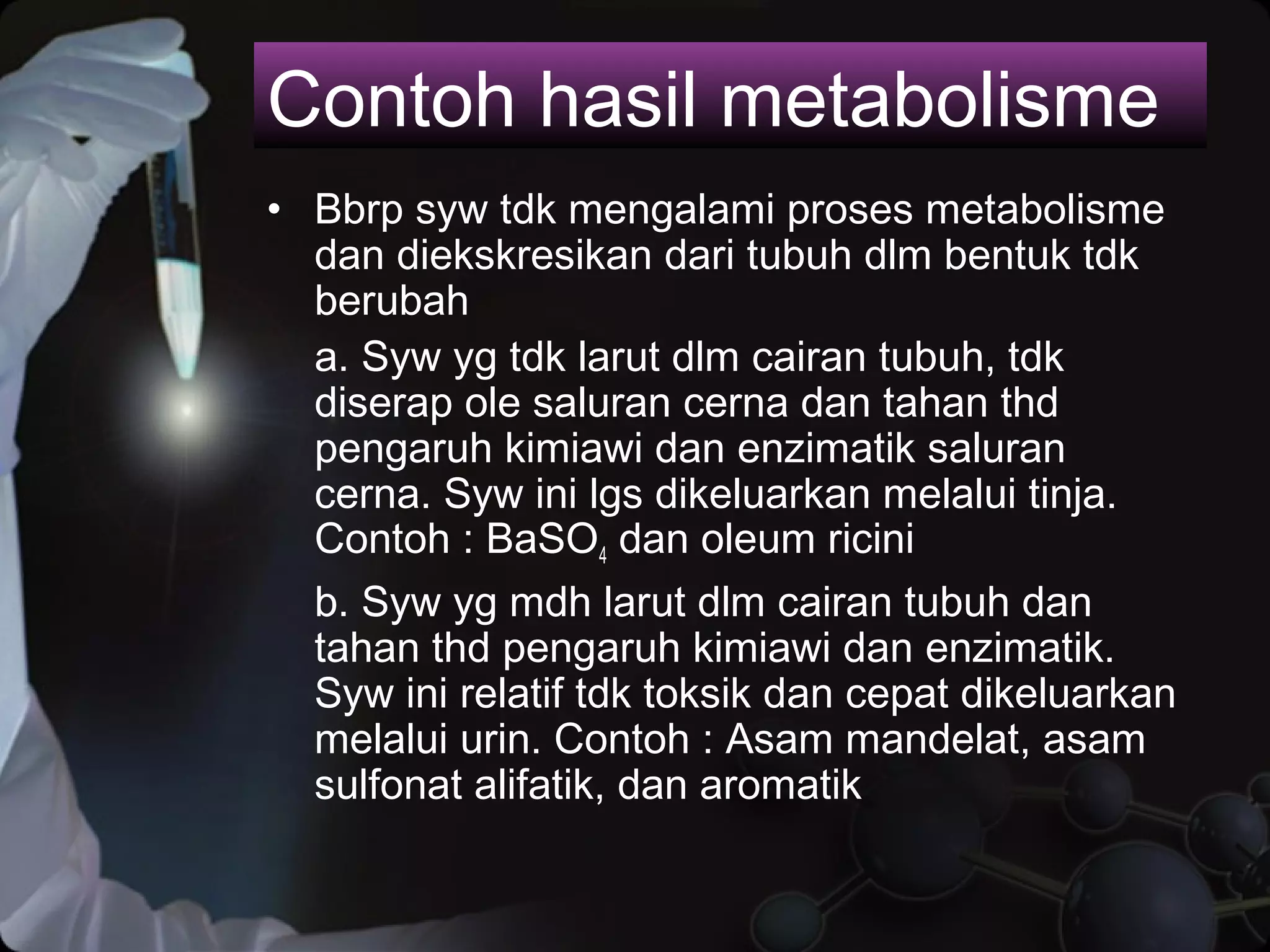 Metabolisme obat | PPT