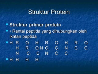 Metabolisme protein dan asam amino | PPT
