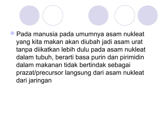 Metabolisme Purin Primidin | PPT