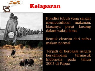 Metabolisme saat kelaparan berkepanjangan | PPTX