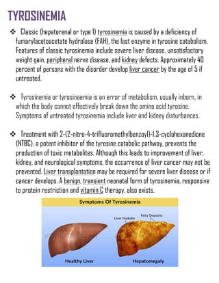 Disorders of amino acid metabolism | PDF