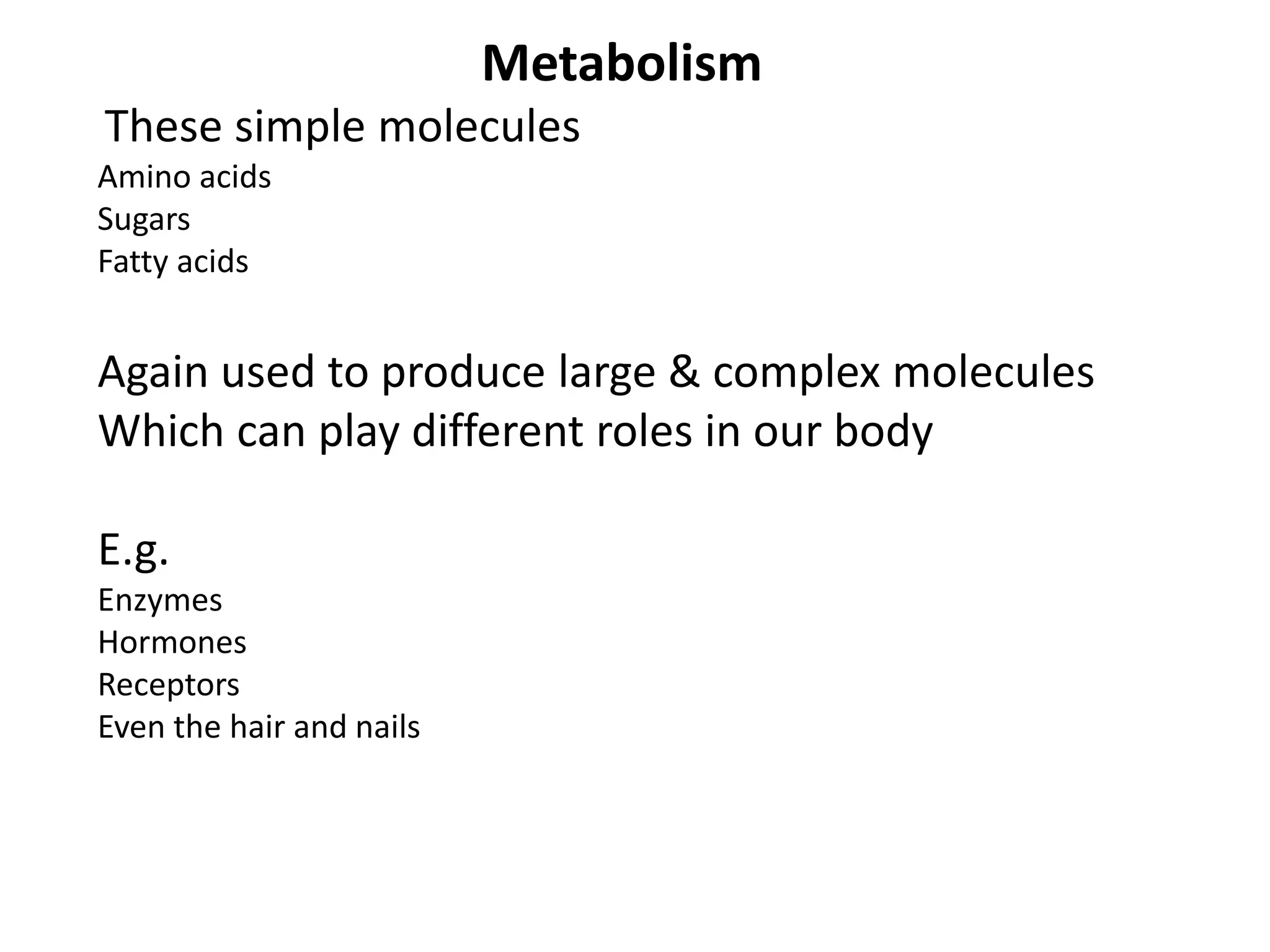 Metabolism anabolism & catabolism made easy and simple | PPTX