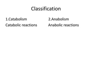 Metabolism anabolism & catabolism made easy and simple | PPTX