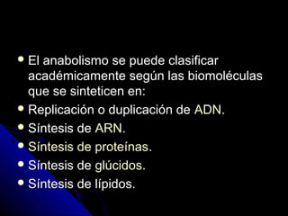 Metabolismo | PPT