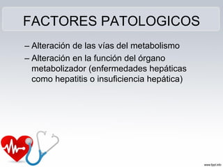 Metabolismo de los fármacos | PDF