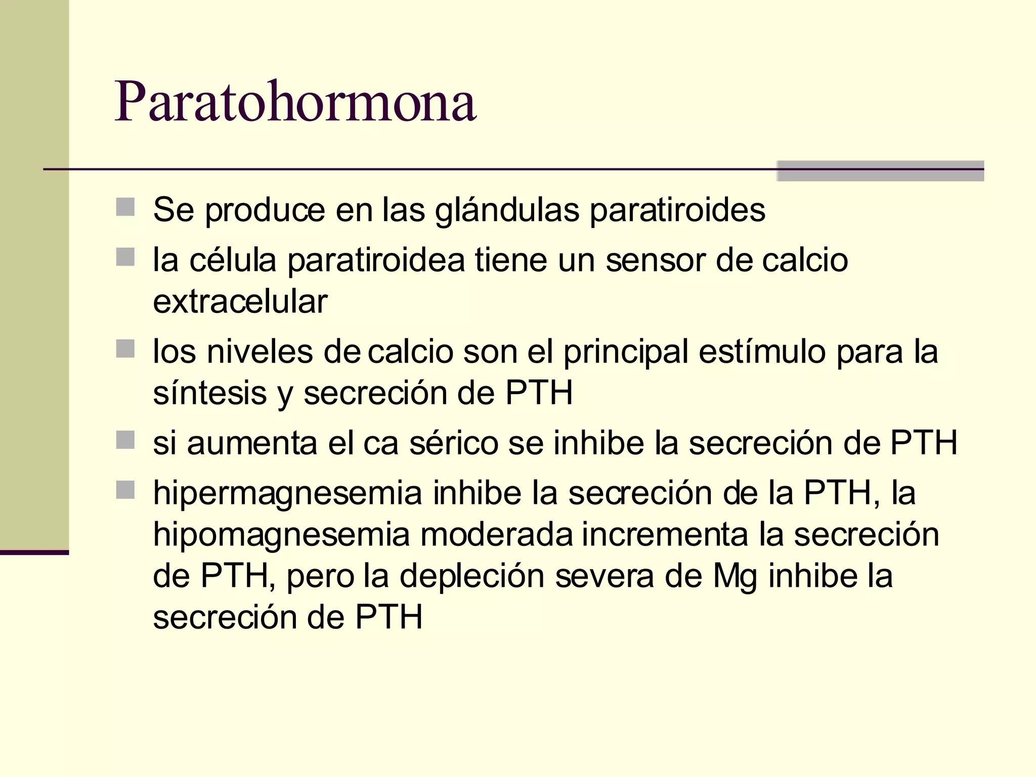 Metabolismo De Calcio Hipercalcemia | PPT