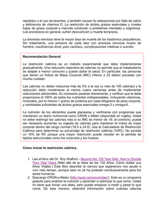 Metabolismo basal | PDF