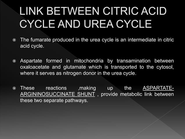 Urea cycle:Metabolism of ammonia | PPT