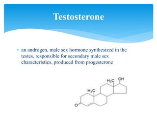 Metabolism of androgens | PPTX