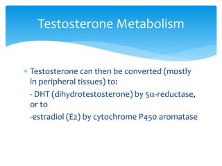 Metabolism of androgens | PPTX
