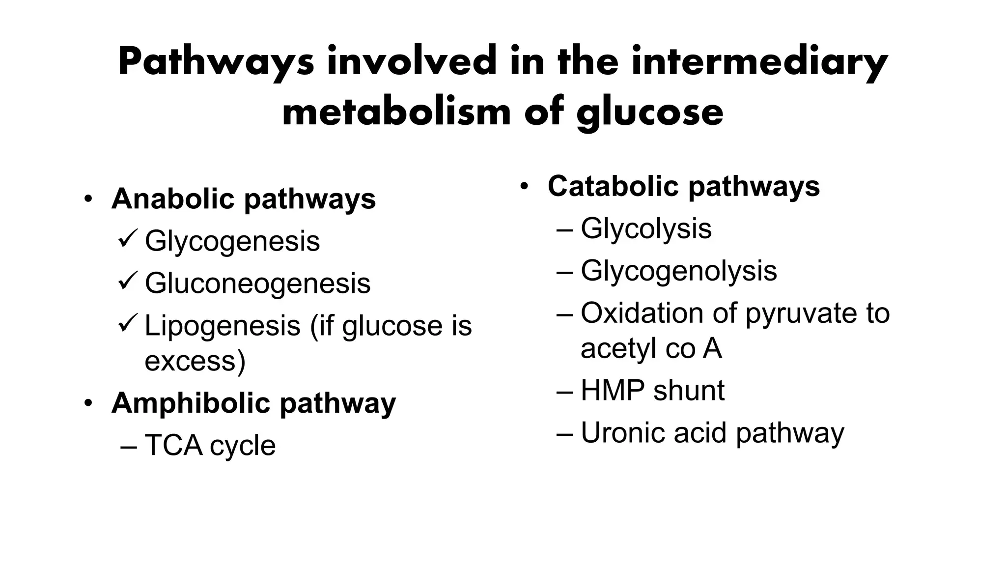 Metabolism of carbohydrate | PPTX