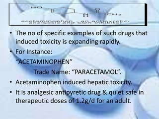 Metabolism of drugs to toxic products | PPTX