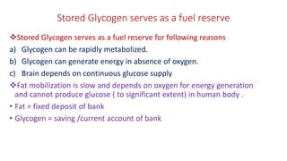 Metabolism of glycogen and its clinical significance final.pptx
