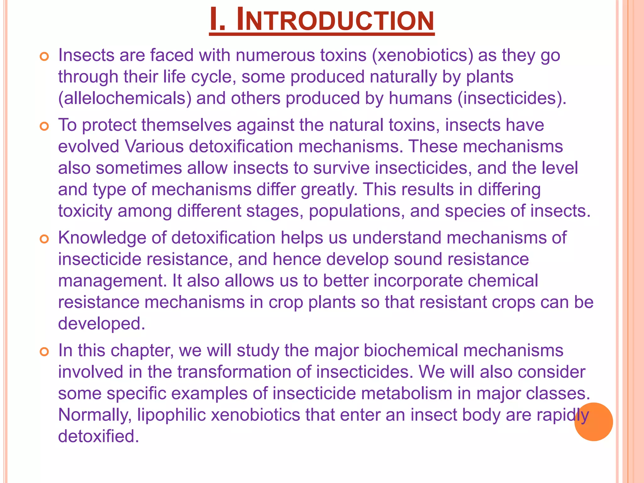 Metabolism of insecticides final by rushikesh kale | PPTX