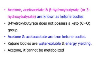 Ketone Bodies Chemical Formula