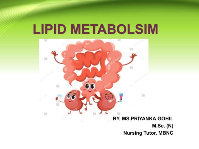 Metabolism of lipid | PPTX