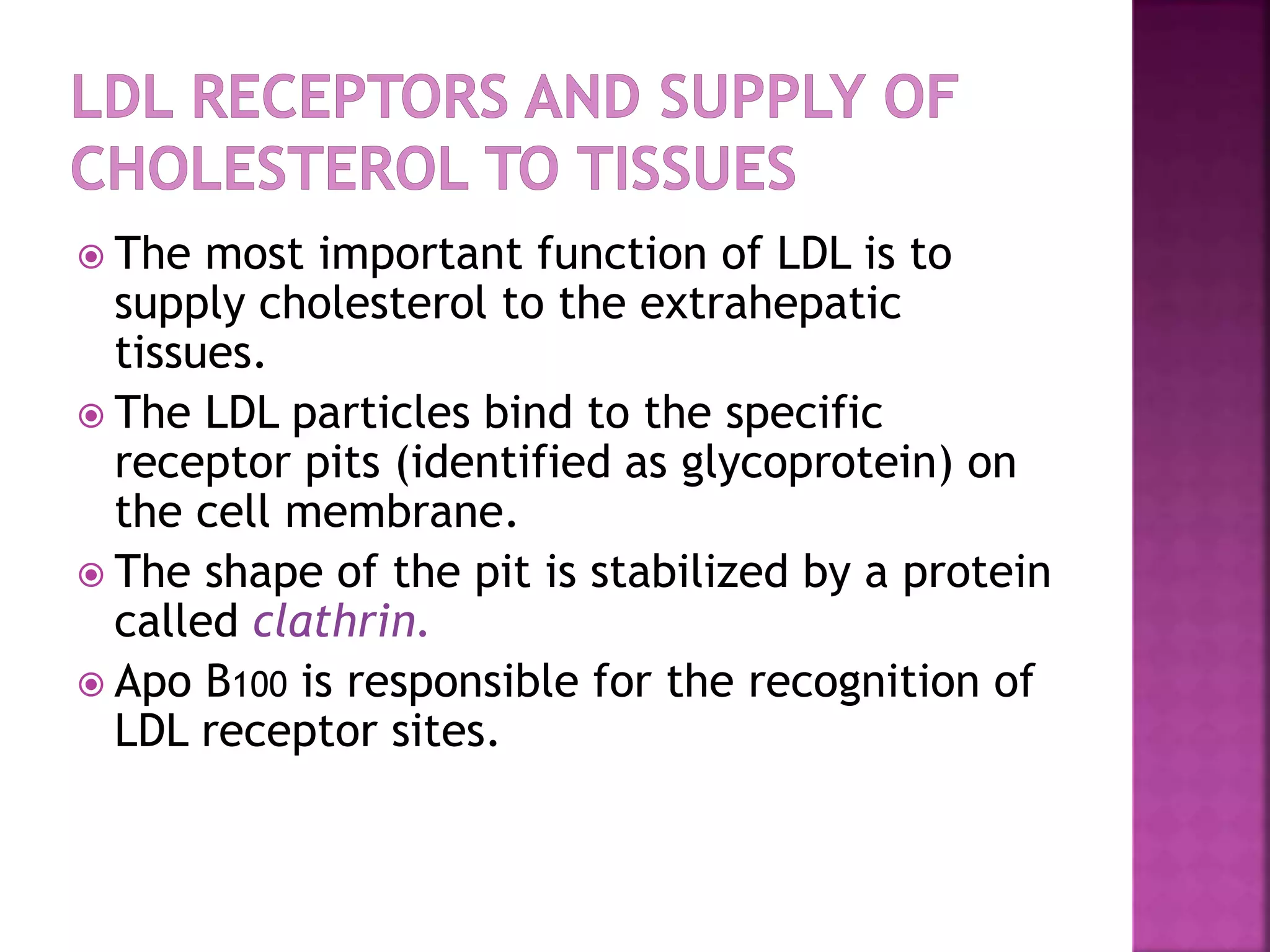 Metabolism of lipoproteins | PPTX