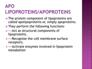 Metabolism of lipoproteins | PPT