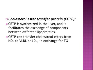 Metabolism of lipoproteins | PPT