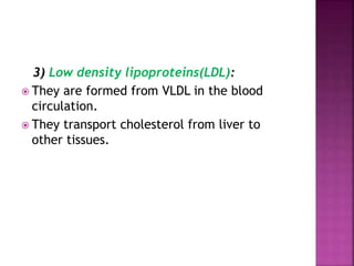 Metabolism of lipoproteins | PPT