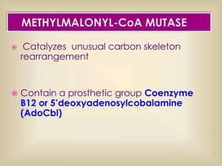 Metabolism of odd chain fatty acids | PPTX
