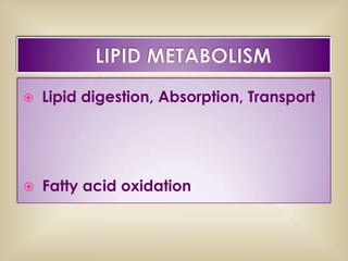 Metabolism of odd chain fatty acids | PPTX
