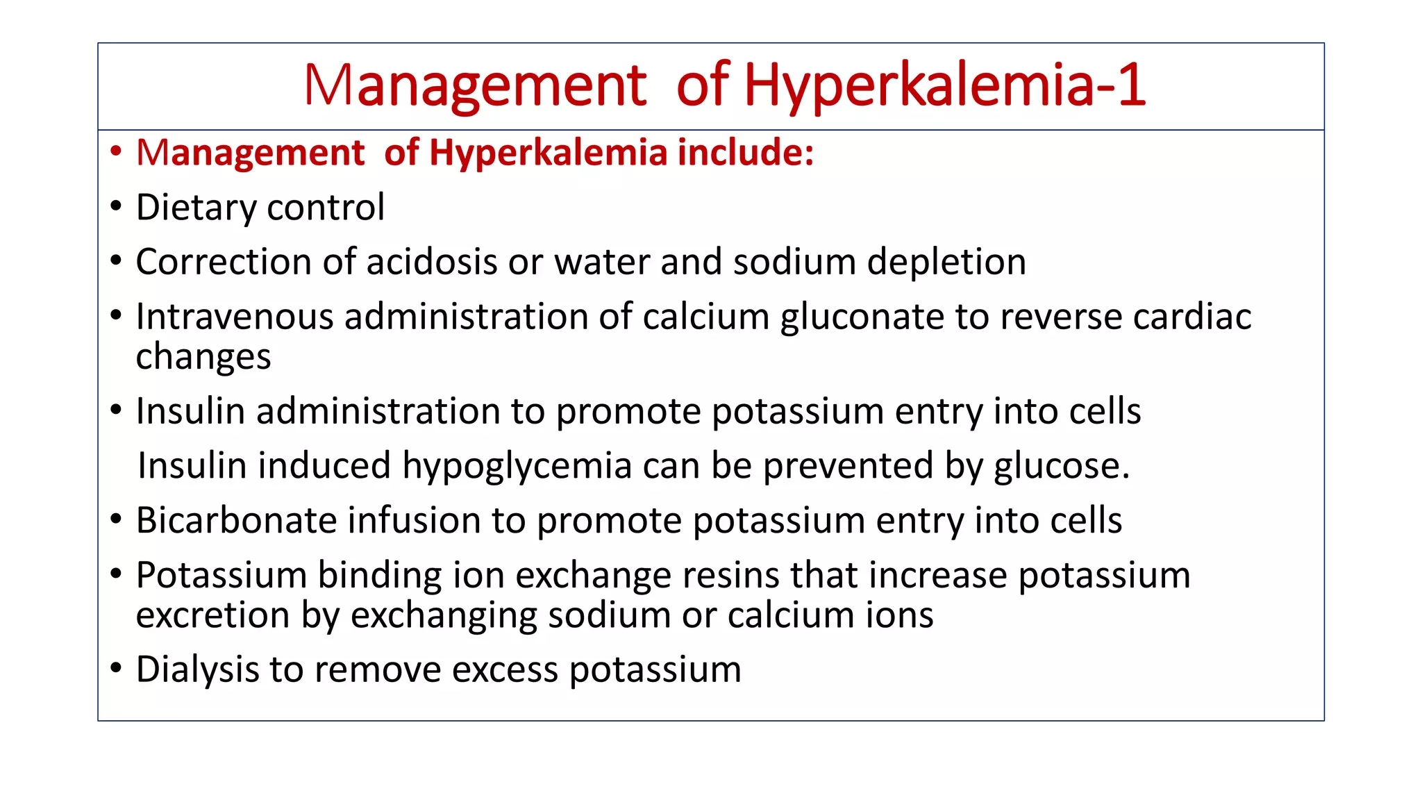 Metabolism of potassium and its clinical significance | PDF