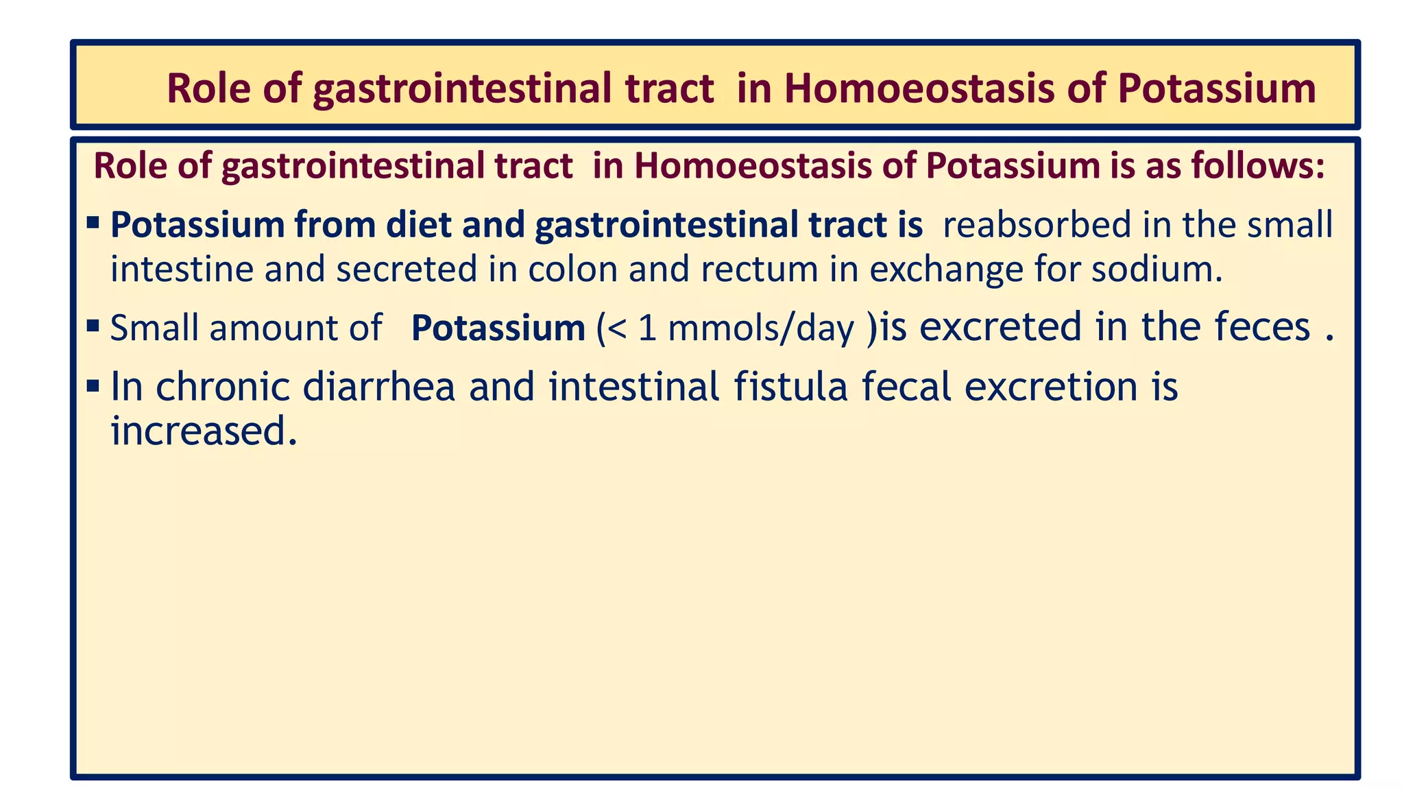 Metabolism of potassium and its clinical significance | PDF